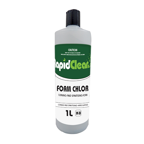 RapidClean Foam Chlor Cleaning & Sanitising Foam - RapidClean
