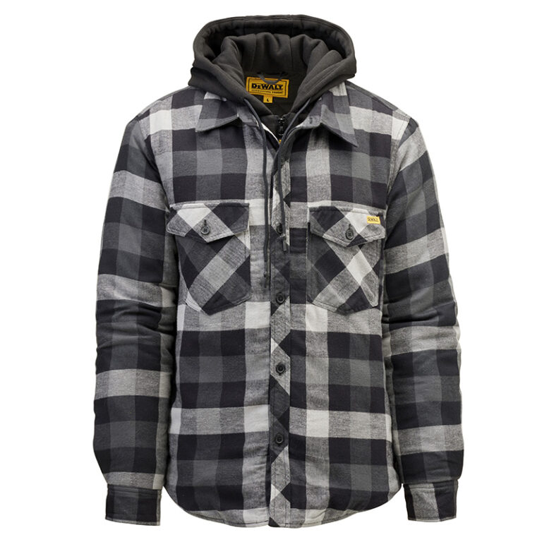 DEWALT JACKET VOZZO HOOD FLANNEL - RapidClean