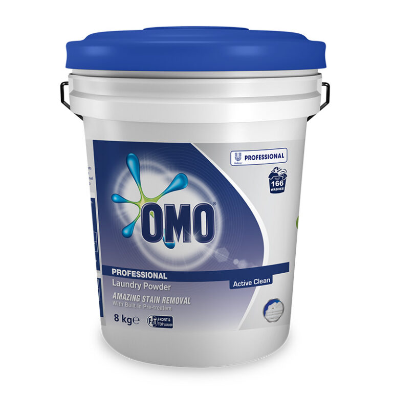 OMO Professional Laundry Powder Active Clean Bucket 8KG - RapidClean